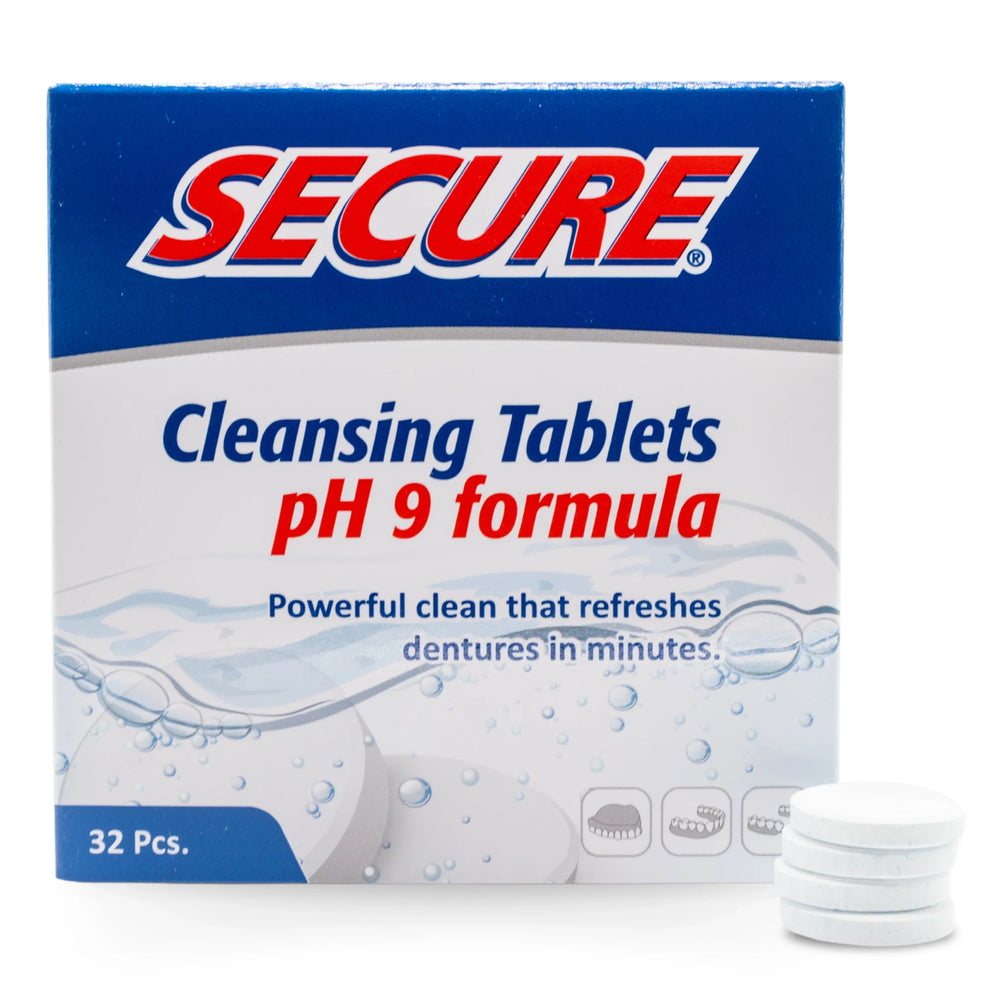 Secure Denture Cleansing Tablets | Powerful Formula for Deep Cleaning ...